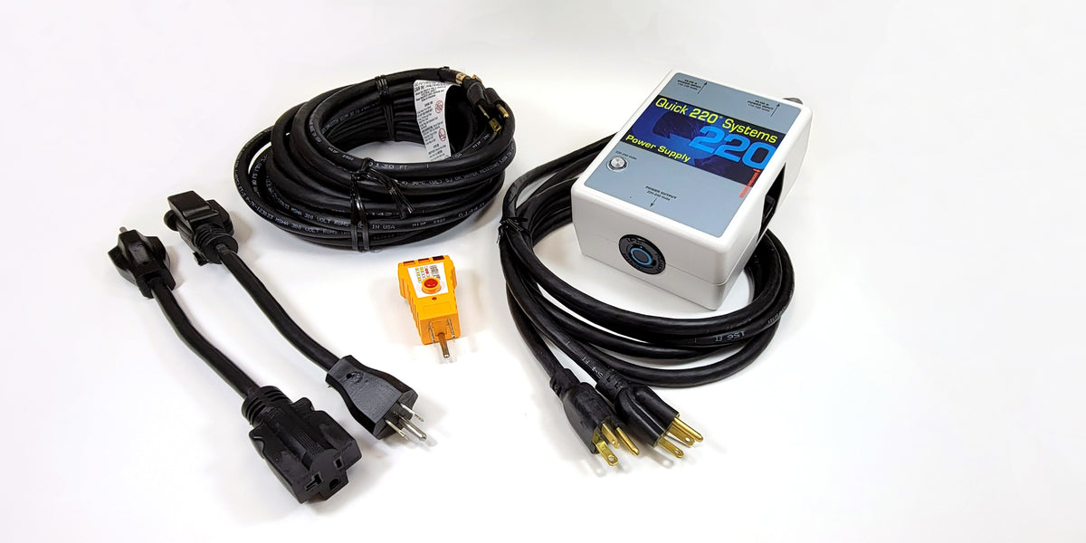 Model A220-20L plus 2 adapter cords, 1 extension cord | Quick 220 ...